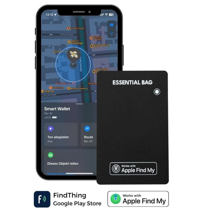 GPS Tracker Card for iOS & Android | Mini Wallet Tracker | without SIM ...